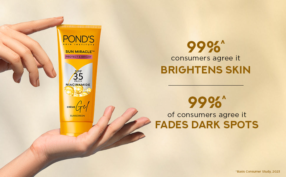 Buy Pond's Sun Miracle SPF 35 PA+++ Crème Gel Sunscreen – Pond's India