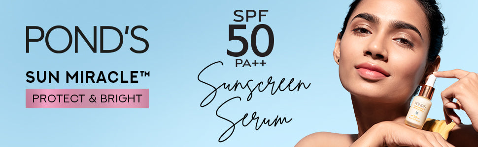 Buy Pond's Sun Miracle SPF 50 PA++ Sunscreen Serum – Pond's India