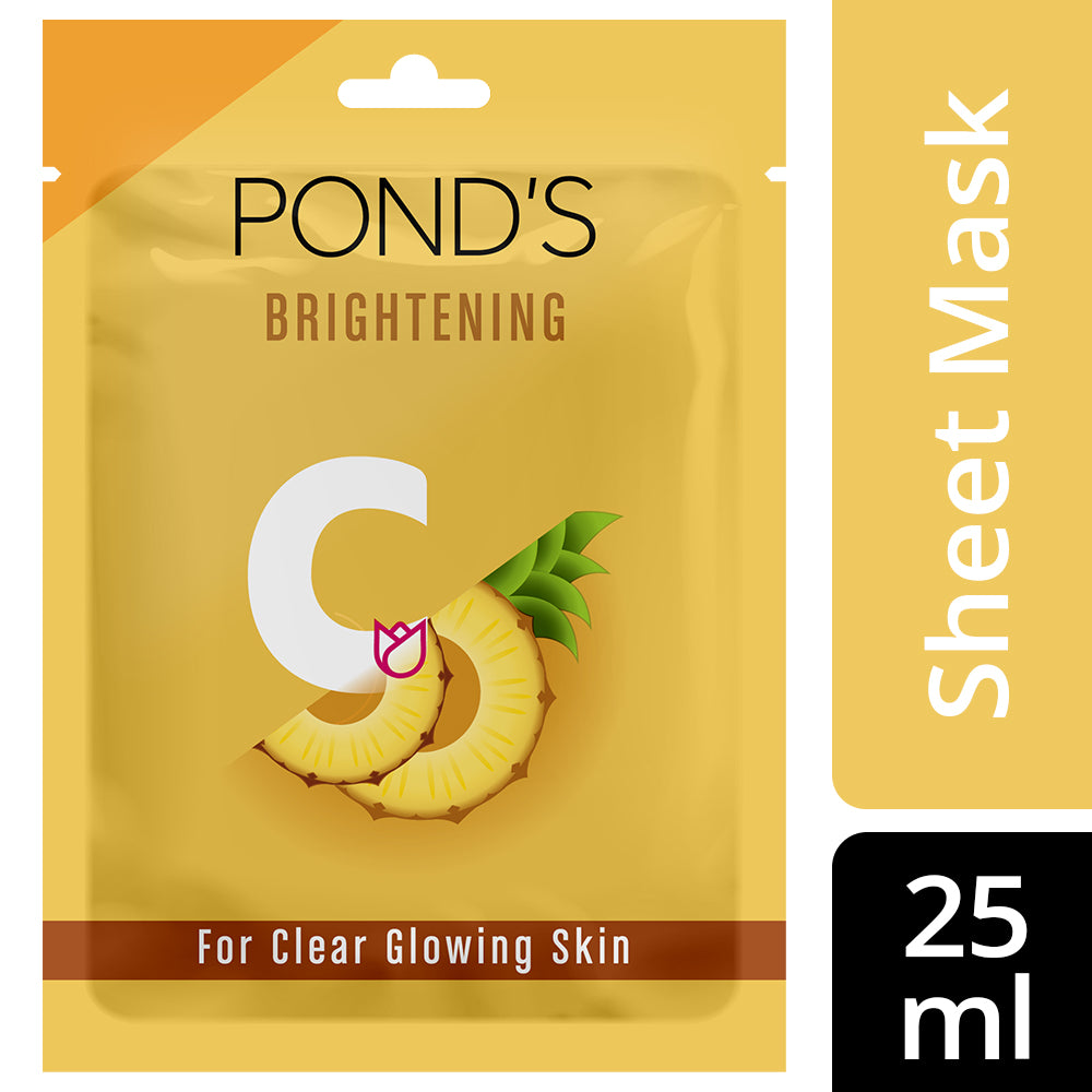 POND'S Vitamin C Brightening Sheet Mask With 100% Natural Pineapple ...